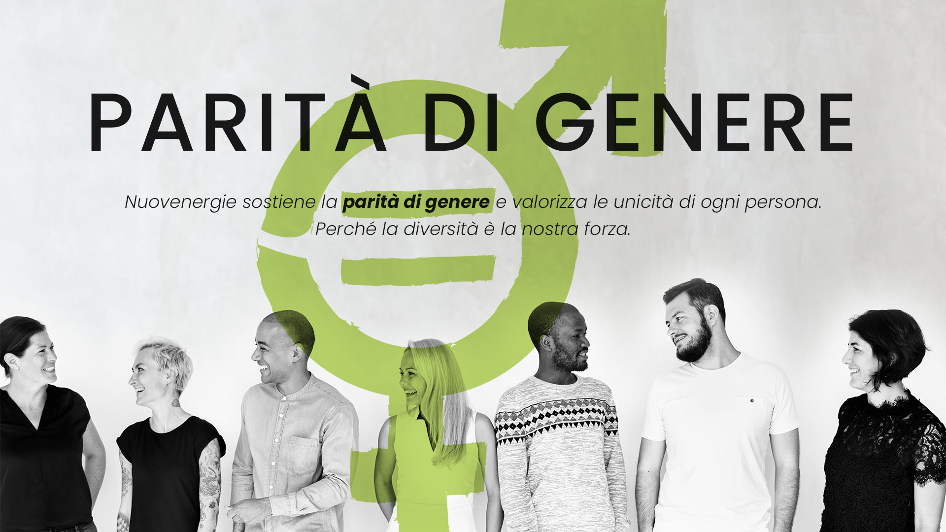 Il nostro impegno per la parità di genere | Nuovenergie Spa